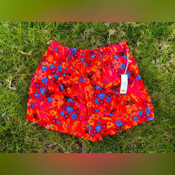 C&C California | Shorts | Cc California Womens Floral Pull On Shorts ...